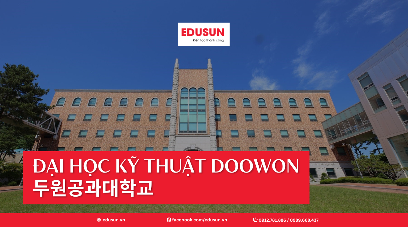 Đại học Kỹ Thuật Doowon: Điểm đến lý tưởng cho du học sinh